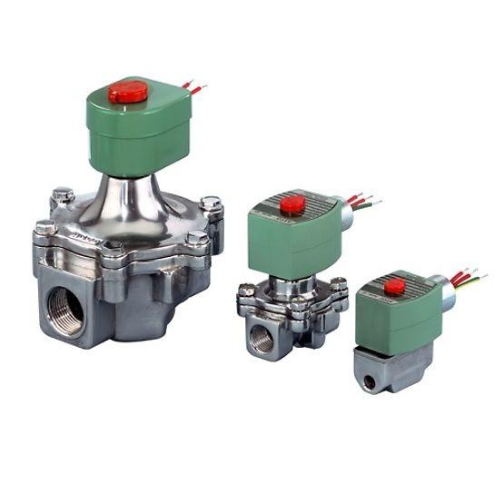 Quality Aluminum Body ASCO 8040 Solenoid Valve Gas Shutoff Valve 2 Way Normally Closed for sale