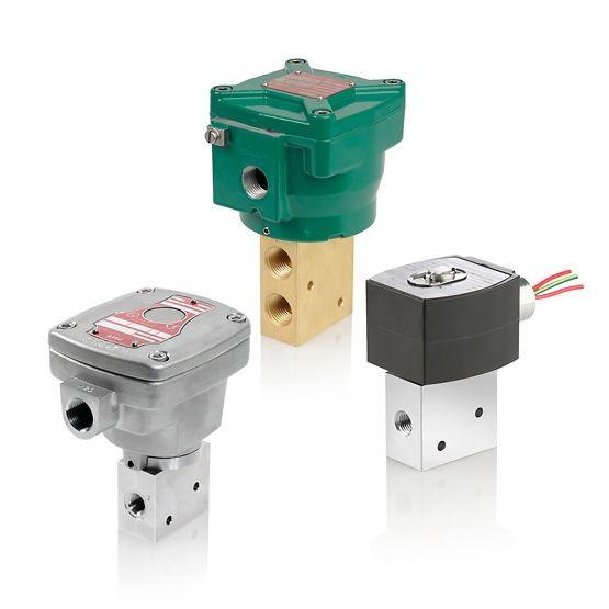 Quality Brass Stainless Steel ASCO 8327 2 Position 3 Way Solenoid Valve Dual Chamber Design for sale