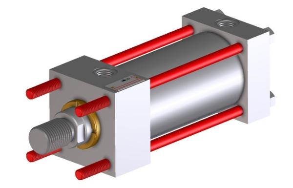 Industrial ATOS Hydraulic Cylinders Type CK With Double Acting Construction