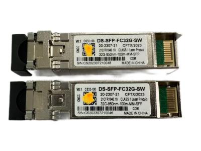 중국 Cisco 32Gbps 파이버 채널 SFP+ 트랜시버, 고속 연결 지원 판매용