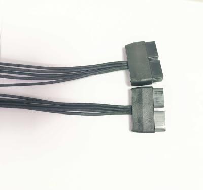 China 12VHPWR GPU Power Supply Sleeved PSU Extension Cable Kit ATX 3.0 PCIE 5.0 600W for sale