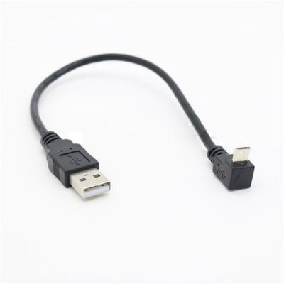 Cina OD4.5mm Android 90 USB 2.0 del gomito di grado micro che fanno pagare cavo in vendita