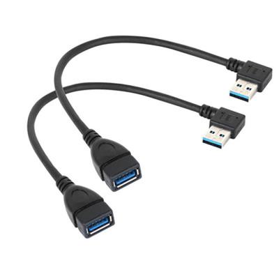 China Cabo de extensão USB3.0 fêmea ao homem de 22cm com velocidade alta da transmissão à venda