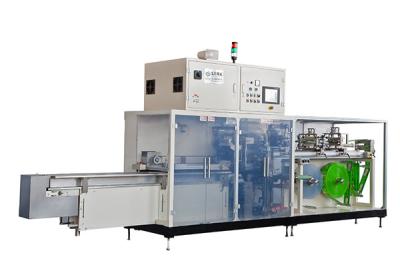China CE Full Servo Sanitary Napkin Panty Liner Packaging Machine Mitsubishi PLC for sale