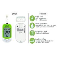 China 2 in 1 Machine High Precision Uric Acid Blood Glucose Analyzer for sale