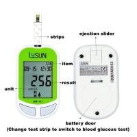 China 2 in 1 Machine High Precision Uric Acid Blood Glucose Analyzer for sale