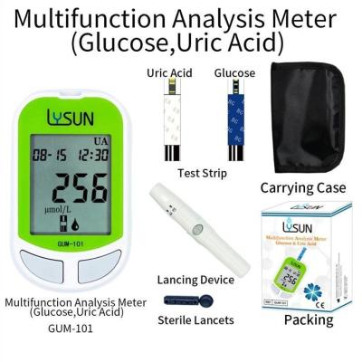Cina Sistema di monitoraggio multifunzione per uso domestico Analizzatore di acido urico del glucosio in vendita