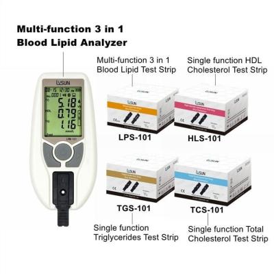 Cina LYSUN CE 6 in 1 TC/TG/HDL/UR/UA/CR Misuratore di analisi biochimica a secco per colesterolo in vendita