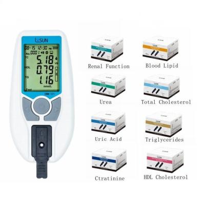 Cina LYSUN CE 6 in 1 TC/TG/HDL/UR/UA/CR Misuratore di analisi biochimica a secco per colesterolo in vendita