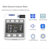 China High Precision Blood Glucose Cholesterol Uric Acid Meter Checking Device GULP-101 for sale