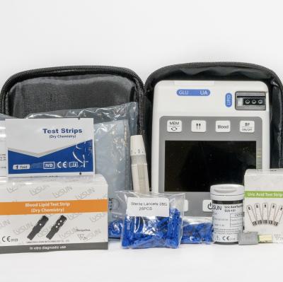 China Smart HZ GULP-101 Blood Glucose Tester Multi-Function Glucose Analyzer for sale