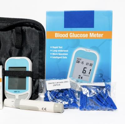 Cina Misuratore di glucosio nel sangue portatile di grandi dimensioni con display LCD in vendita