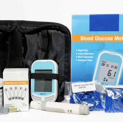 Cina Mini glucometro nel sangue Risultato accurato in 5 secondi Monitor per glucosio nel diabete Misuratore di glicemia domestico CE ISO Apprpved in vendita