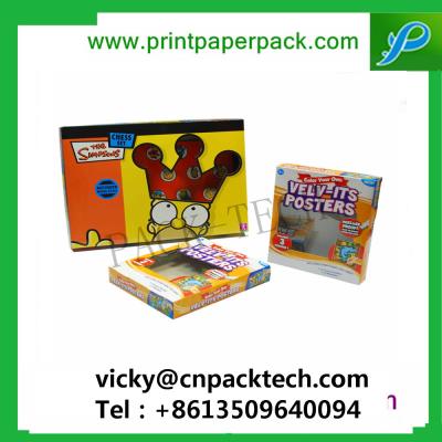 China Luxury Premium Hot Sale Carton Toy Packaging with PVC Window Product Display Boxes Luxury Packaging Cardboard Boxes for sale