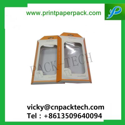 China Bespoke Folded Cosmetic Box Nail Polish Box Lip Balm Gloss Packaging Box Earphone Packaging Cardboard Box with PVCWindow for sale