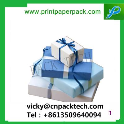 China Customized Square New Year Gift Box Present Packaging Gift Boxes with Color Ribbon for sale