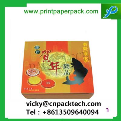 China Custom Logo Printed Rigid New Year Gift Box Wine Packaging Cardboard Paper Tea Packaging Boxes Mooncake Packaging Boxes for sale