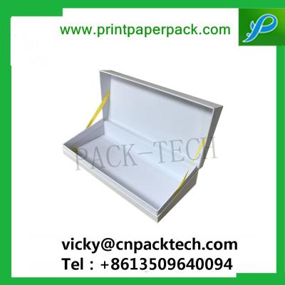 China Customized High Quality Rectangle Whole Color Cosmetic Neck Rigid Boxes Paper Shoulder Jewelry Box with Ribbon for sale