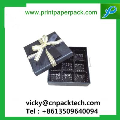China Custom High End Cardboard Candy Box Christmas Gift Box Chocolate Box with Dividers Jewelry Boxes with EVA Insert for sale