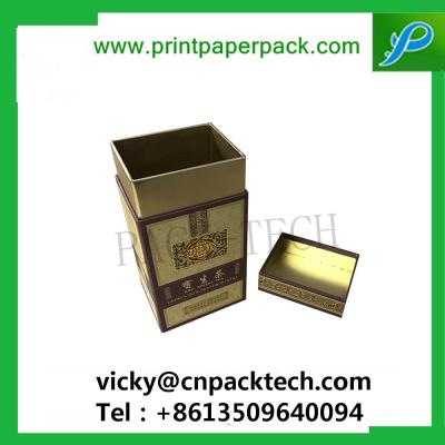 China High-End Custom Luxury Rigid Wine Box Golden Hot Stamp Gift Packaging Box for sale