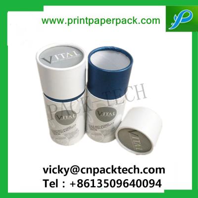 China Customized Round Tube Cosmetic Face Cream Paper Box Luxury Wine Box Tea Box for sale