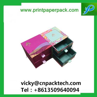 China Custom Luxury Full Printed Sliding Cardboard Drawer Gift Belt Box Jewelry Box Cosmetic Box for sale