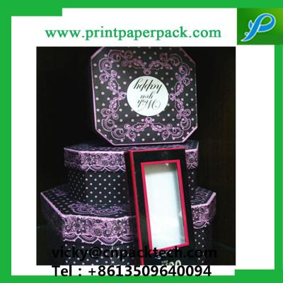 China Design Series Cotton Filled Jewelry Box Shimmer Bow Tie Jewelry Boxes Custom Gift Box for sale