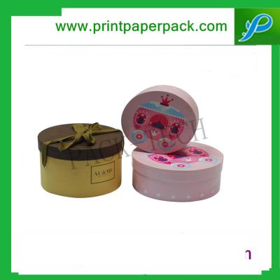 China Custom Round Hat Tube Gift Soap Box Packaging Box for Flower / Wine / Candy / Tea / Perfume for sale
