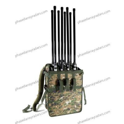 China 3km High-Precision Portable Integrated Detection Countermeasure Drone Jamming Device for sale