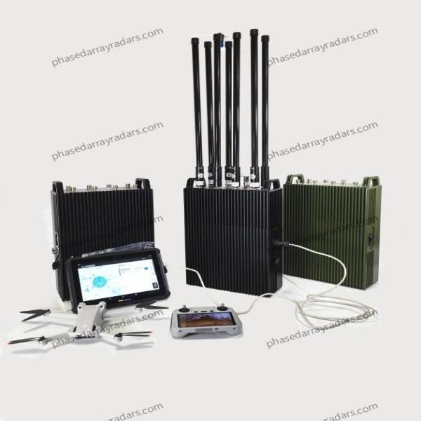 Quality 3km High-Precision Portable Integrated Detection Countermeasure Drone Jamming for sale