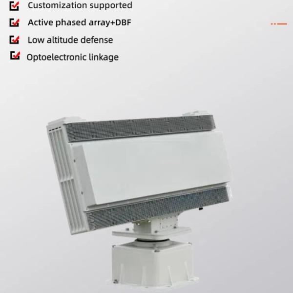 Quality 10 kilometer X-band unmanned aerial vehicle detection low altitude monitoring radar system for sale