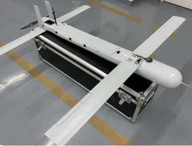 China 25 Kg Level Folding 5 Kg Internal Space Cylindrical Launch High-speed Target Drone Cruising 150 Km/h for sale