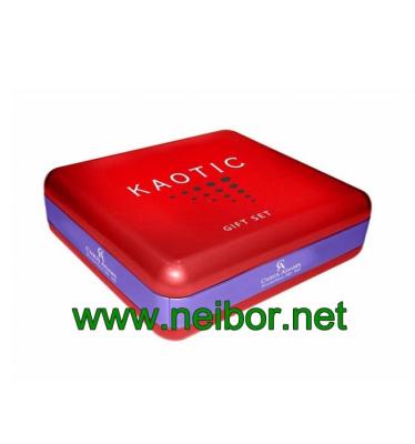 China Promotional Gift tin box for Perfume packaging for sale