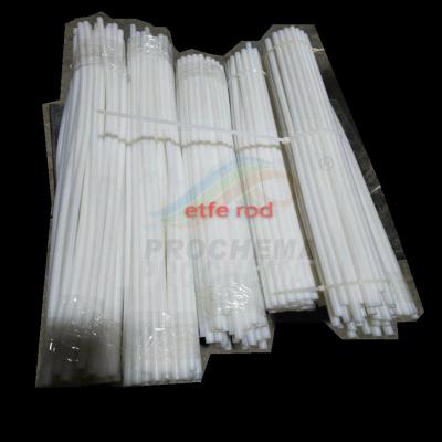 China ETFE  extrusion rod Dia10-150mm x 1000mm  ETFE bar ETFE Stick for sale