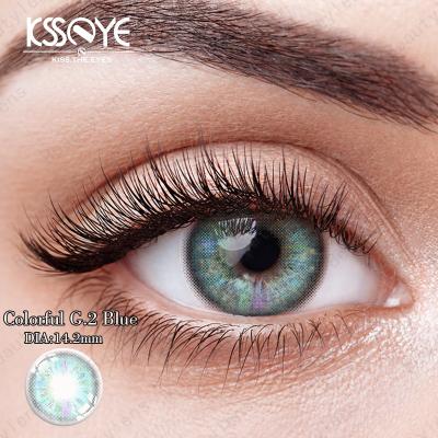 Cina Lenti a contatto colorate naturali variopinte 14,2 millimetri in vendita