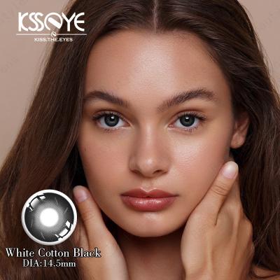 Cina La lente di occhio nera naturale dei contatti dell'OEM ha colorato annualmente le lenti a contatto cosmetiche in vendita