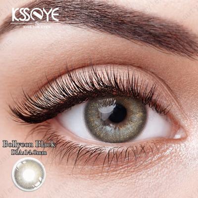 Cina La lente di occhio nera naturale dei contatti dell'OEM ha colorato annualmente le lenti a contatto cosmetiche in vendita