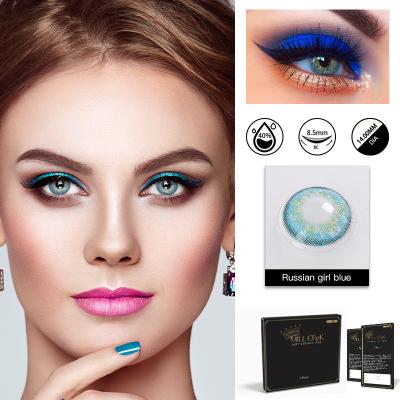Cina Faccia il vostro proprio Logo Eco Soft Contact Lenses ha tinto la prescrizione russa della ragazza non in vendita