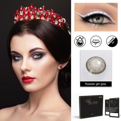 Cina Faccia il vostro proprio Logo Eco Soft Contact Lenses ha tinto la prescrizione russa della ragazza non in vendita