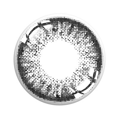 Cina Prescrizione su misura 14.5mm delle lenti a contatto di Logo Ice Dew Natural Black in vendita
