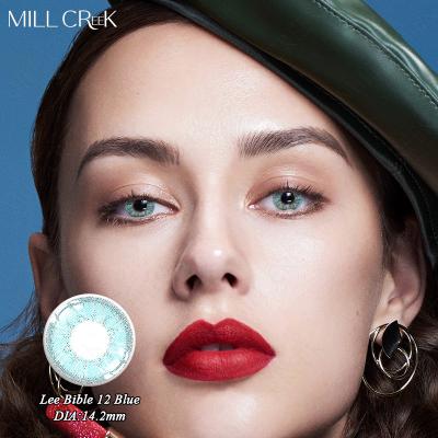 Cina Lente Aqua Blue Contact Lenses di colore del turchese di KSSEYE 14.20mm in vendita