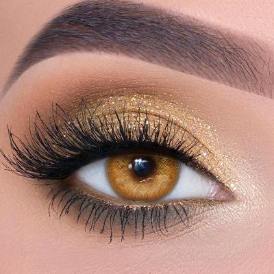 Cina Contenuto idrico dell'OEM Hazel Brown Lens Contacts scuro russo 14mm in vendita