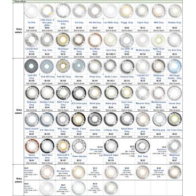 Cina Lenti a contatto tinte cosmetiche 3 Tone For Dark Eyes dell'allievo del nero del cerchio dell'OEM in vendita