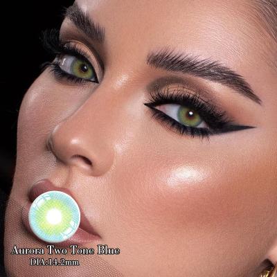 Cina Occhio annuale eliminabile 14.2mm di Aurora Natural Color Contact Lens in vendita