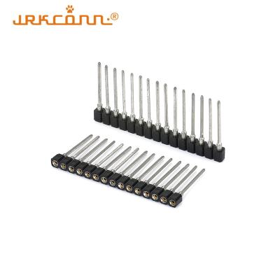 China 2.54MM PH Machined Female Header Connector With Tin Or Gold Plating Options for sale