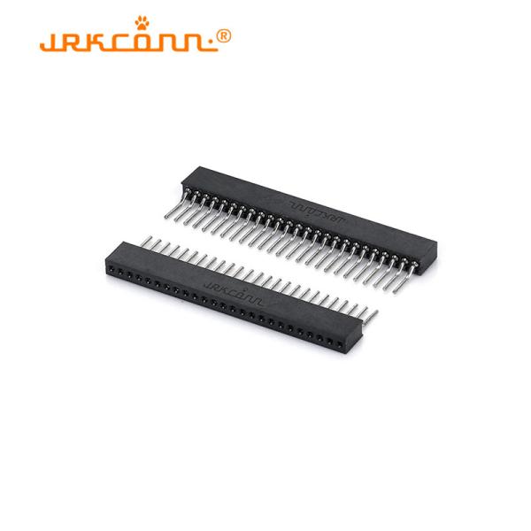 Quality Double Row SMT Type Round Pin Female Header Connector Board To Board Connector for sale