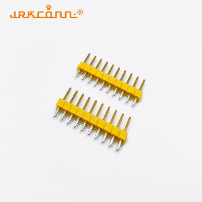 China 2.54mm Conectores de cabeçalho de alfinete de ouro Revestimento de estanho ST Tipo cabeçalho de alfinete feminino for sale