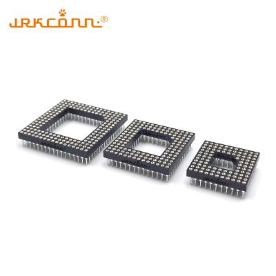 China 1.27mm PGA Test Socket Gold Plated 96P 132P 168P 400P Contact Clip Material Beryllium Copper C17200 for Accurate Measurements for sale