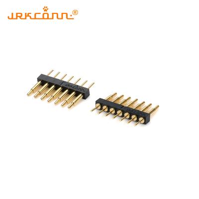 China 7Pin PCB Pogo Pin Connector 2.0mm Pitch Brass Plunger for sale