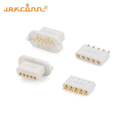 China 5Pin Magnetic Spring Connector 2mm Pitch Brass Pogo Pin 12V for sale